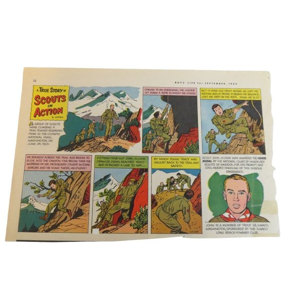 Boy Scouts | Other | Scouts In Action 964 Comic Strip Magazine Clipping ...